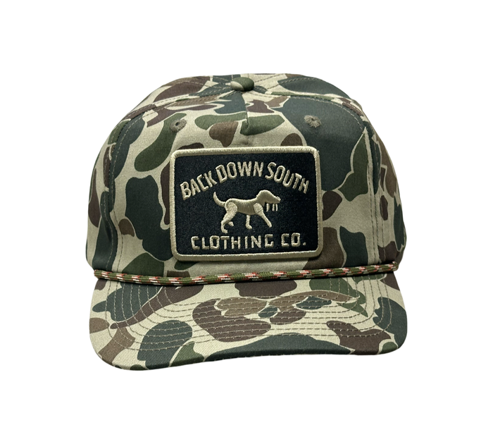 Old School Camo Rope Hat – Back Down South Clothing